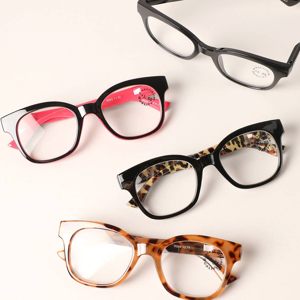 Square Shape Reading Eye Glasses – The Bam Bam Room KC